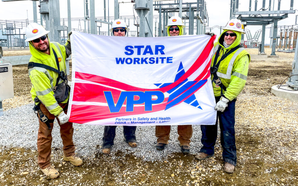 L.E. Myers’ Decatur, Ill. District Earns OSHA’s VPP STAR Status / MYR Group